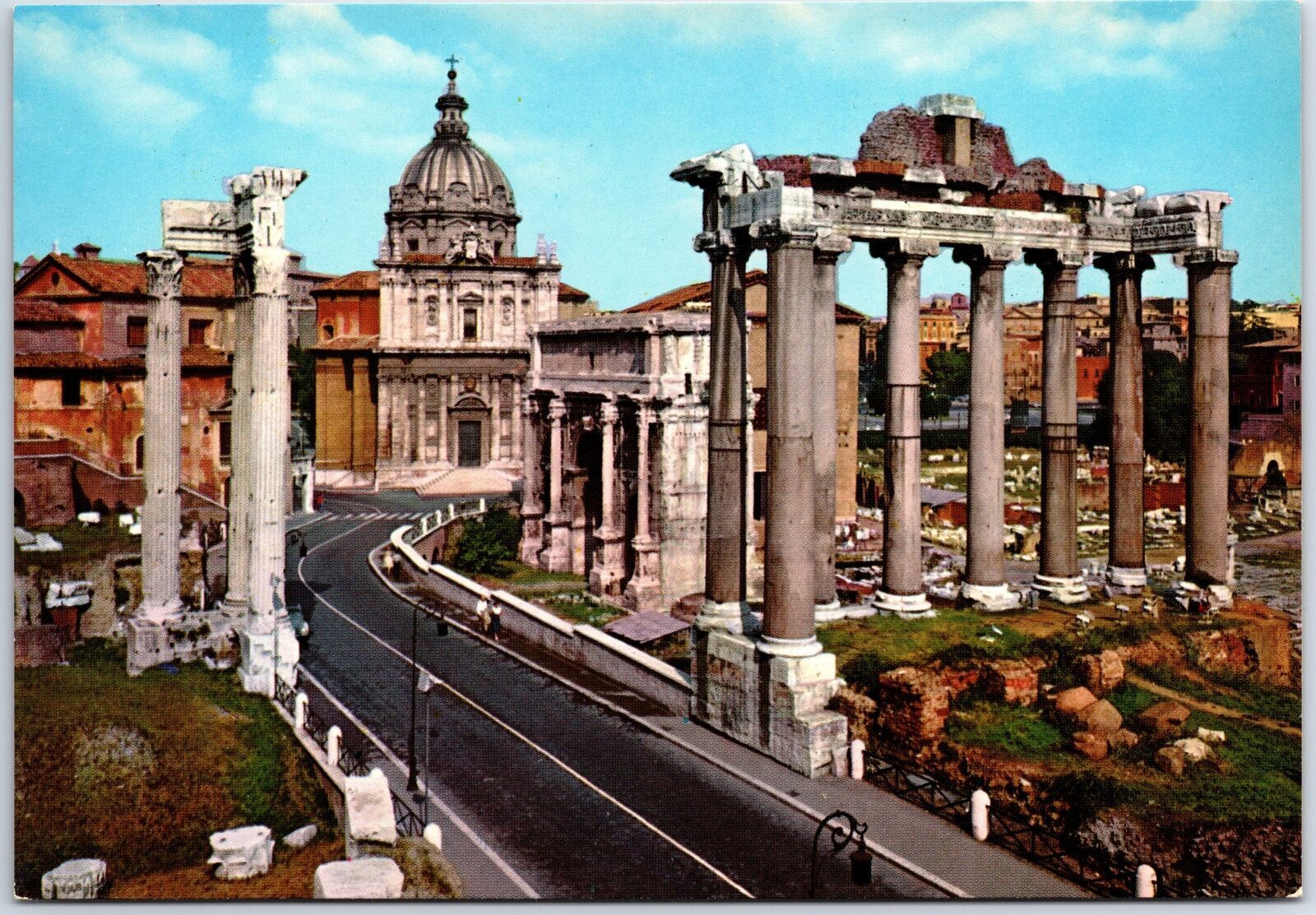 Continental Size Postcard Sights Scenes & Culture of Rome Italy 1960s ...