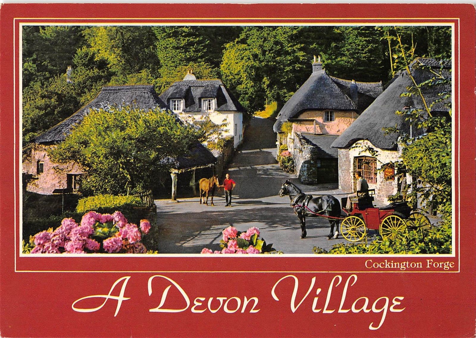 BR90666 a devon village cockington forge chariot uk | Europe - United ...