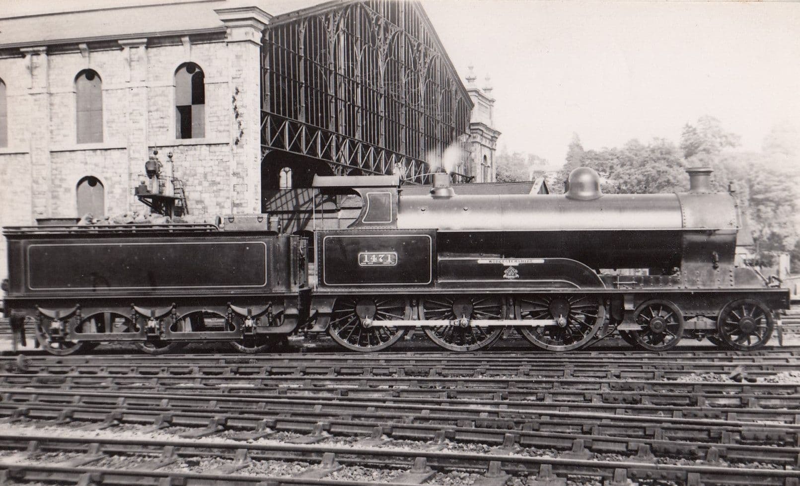 LNWR 4-6-0 No 1471 Worcester Train Railways Original Photo | Topics ...