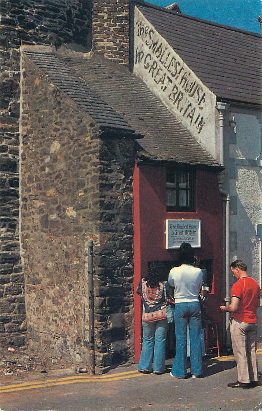 UK Wales Postcard Conwy the smallest house in Great Britain | Europe ...