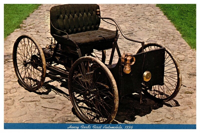 Ford Quadricycle Henery Museum First Automobile Chrome Postcard Posted ...