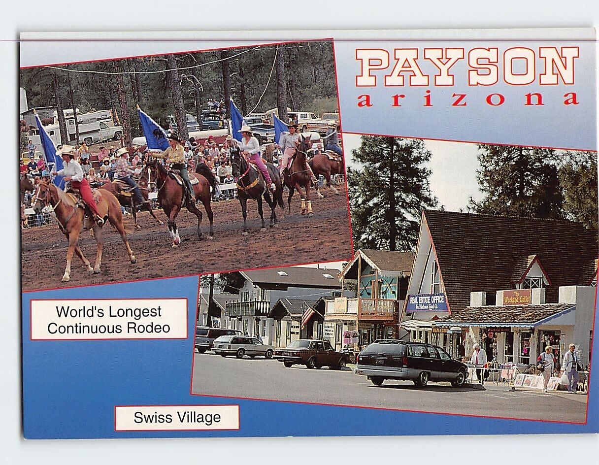 B-301391 World's Longest Continuous Rodeo Swiss Village Payson Arizona ...