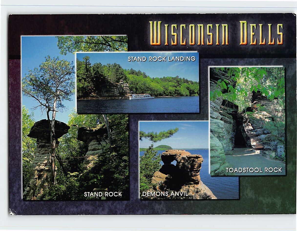 Postcard Stand Rock Wisconsin Dells USA | United States - Wisconsin ...