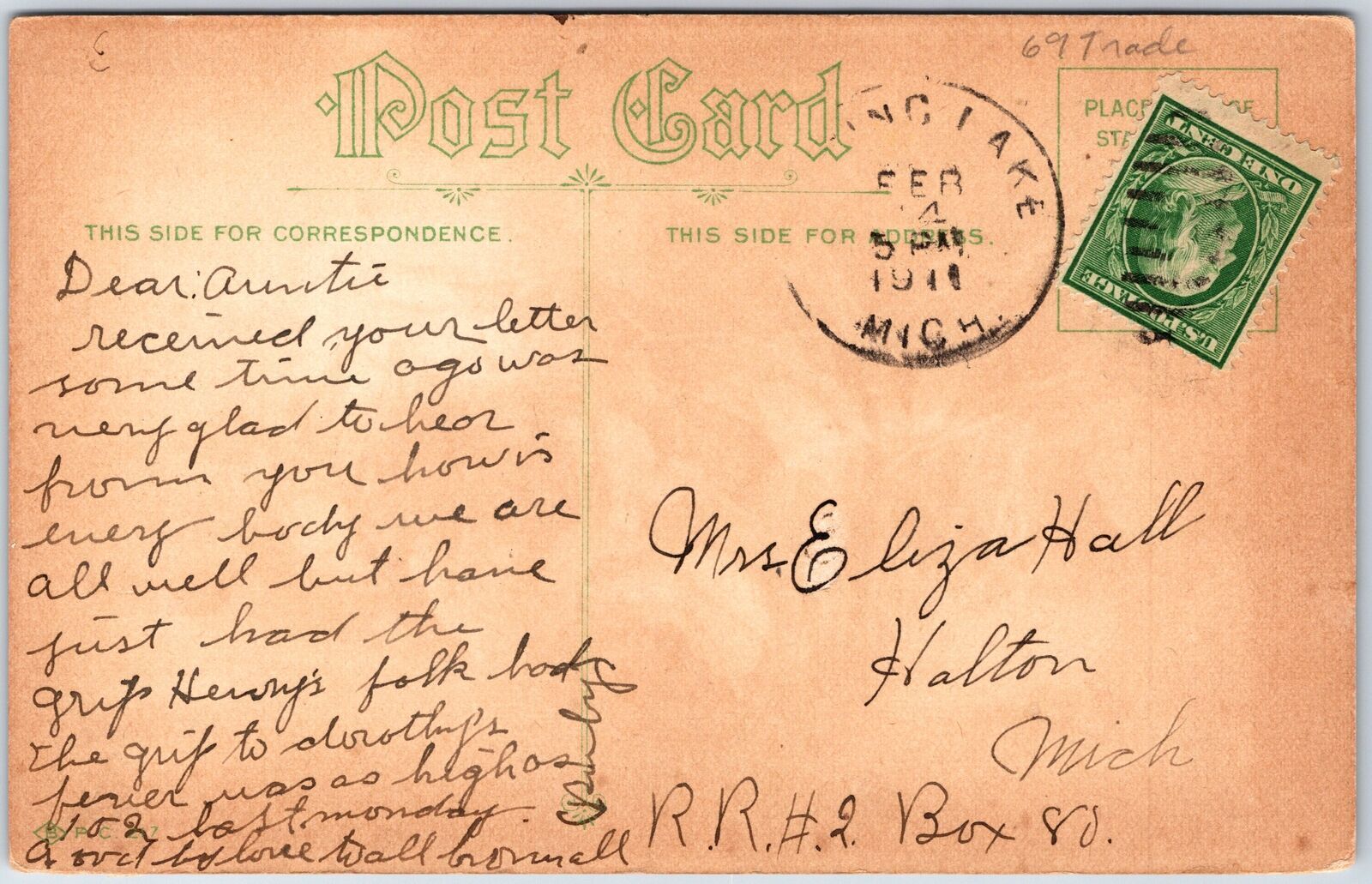 Vintage Postcard "I Hope You'll Remember ME" RED Roses Greetings Spring ...