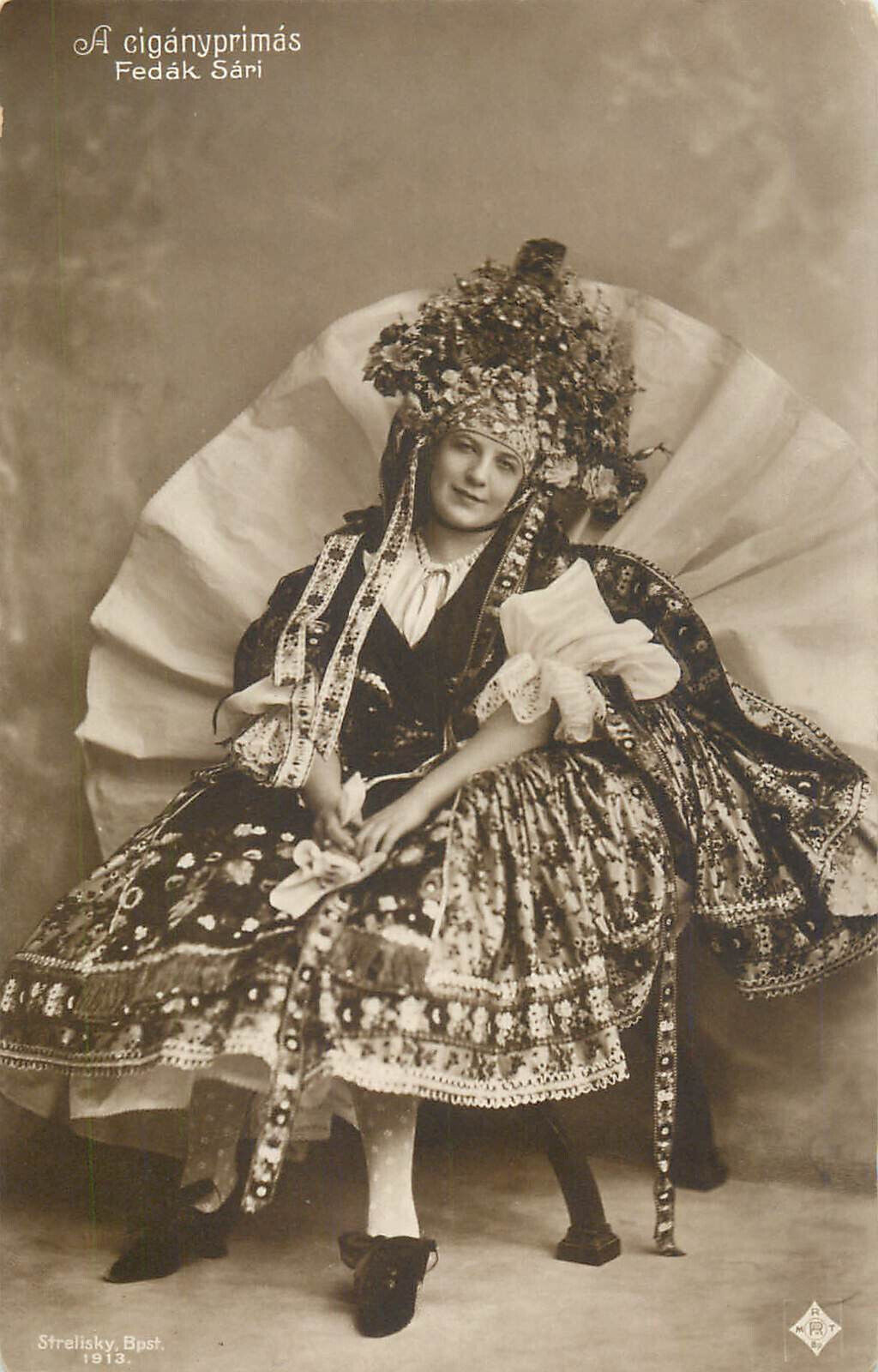 Sari Fedak Hungarian actress and singer female operetta prima donna ...