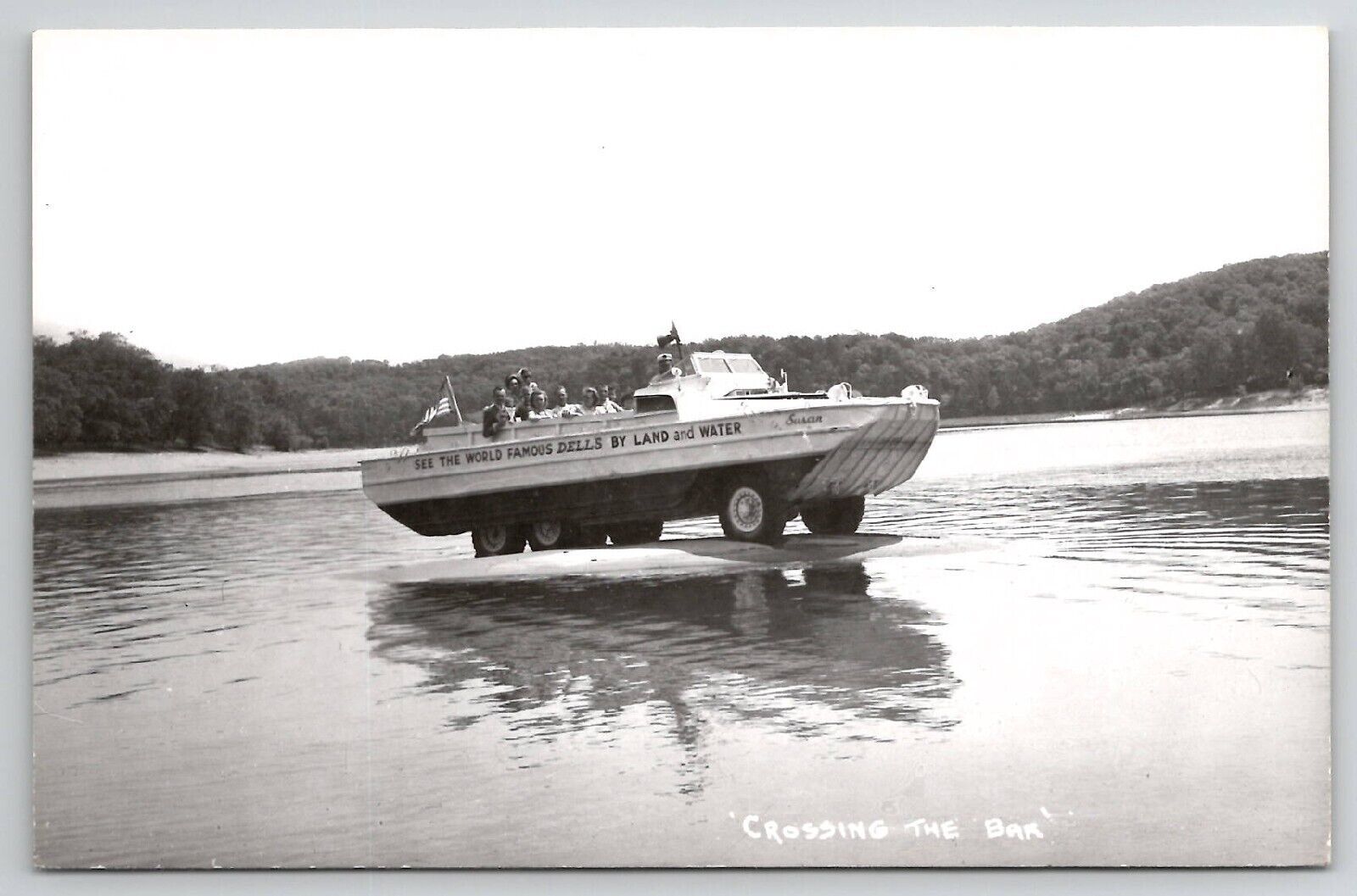 Wisconsin Dells Duck Boat Crossing the Bar Real Photo Postcard J26 ...