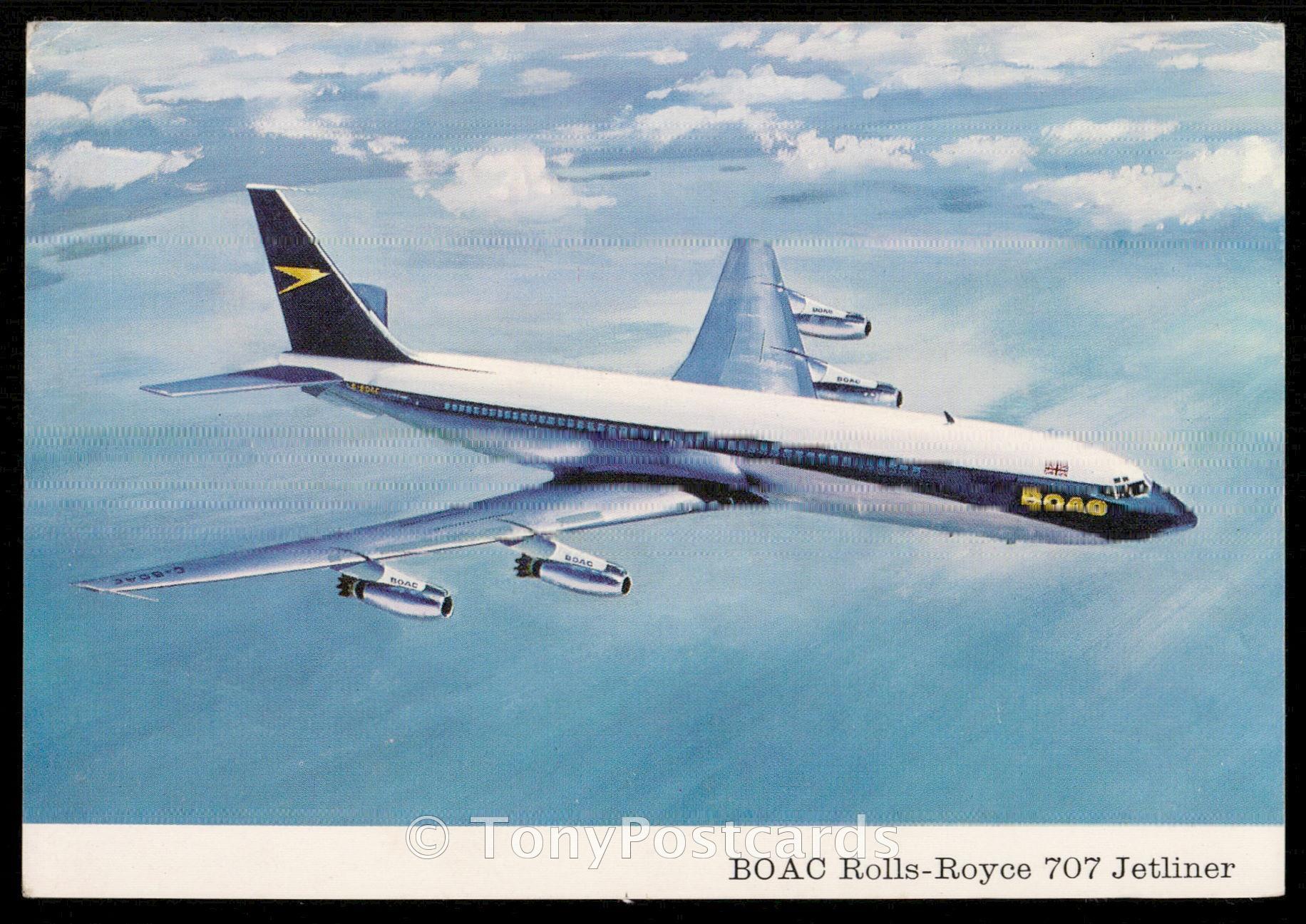 BOAC Rolls-Royce 707 JetLiner | Topics - Transportation - Aviation ...