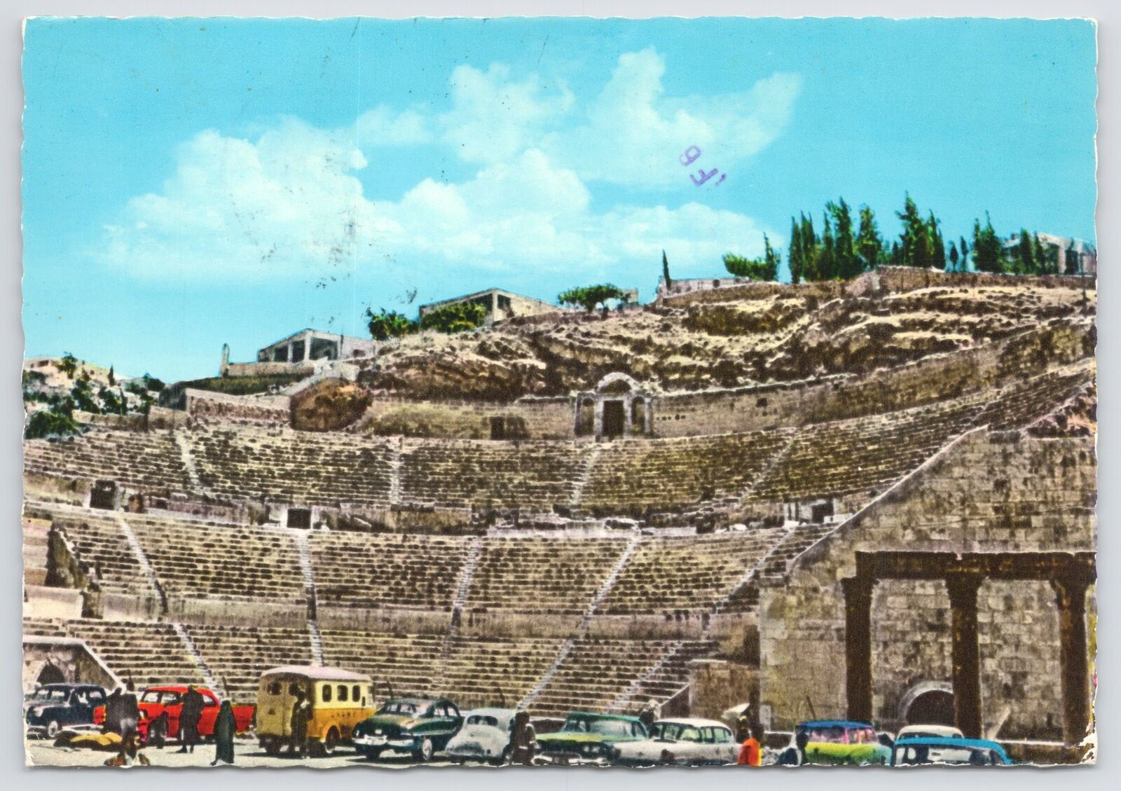 Amman~The Roman Amphitheatre~Kingdom Of Jordan~Filled Stands~PM 1970 ...