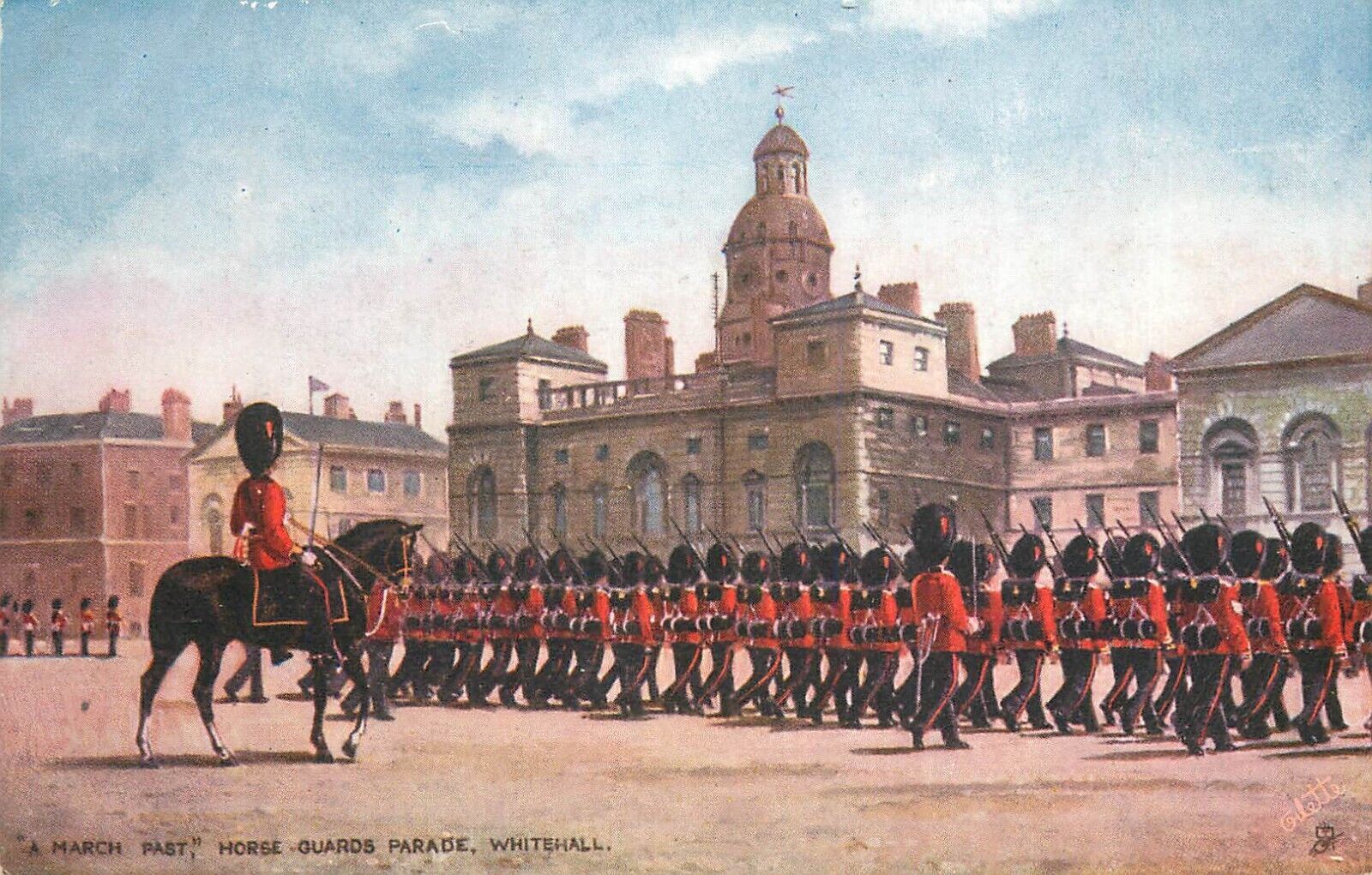 British military guards uniforms Whitehall Horse guards parade A march ...