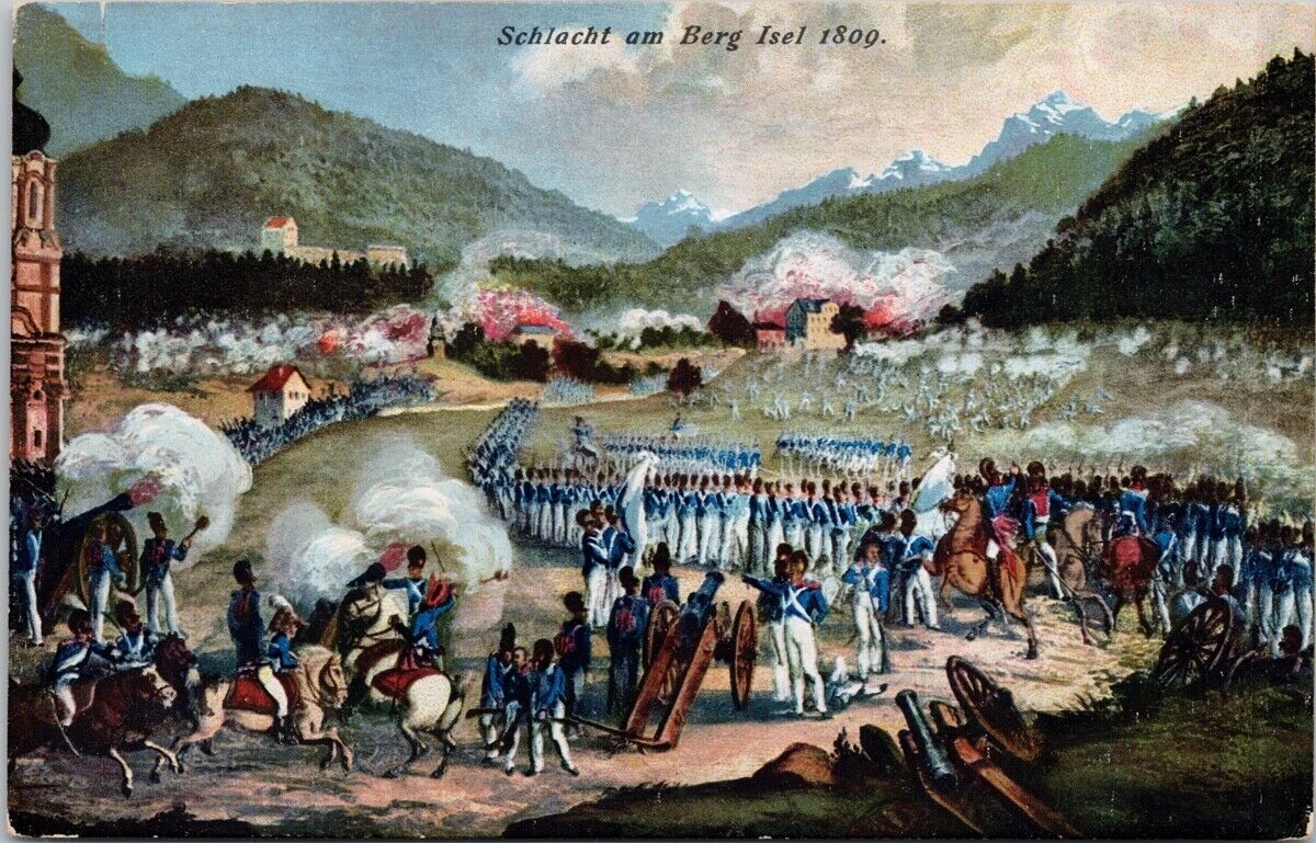 Schlacht am Berg Isel 1809 Battle of Mount Isel Von Fritz Gratl ...