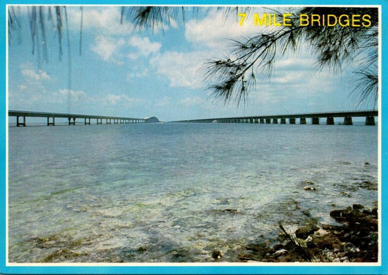 Florida Keys Seven Mile Bridges Loking From Pigeon Key | United States ...
