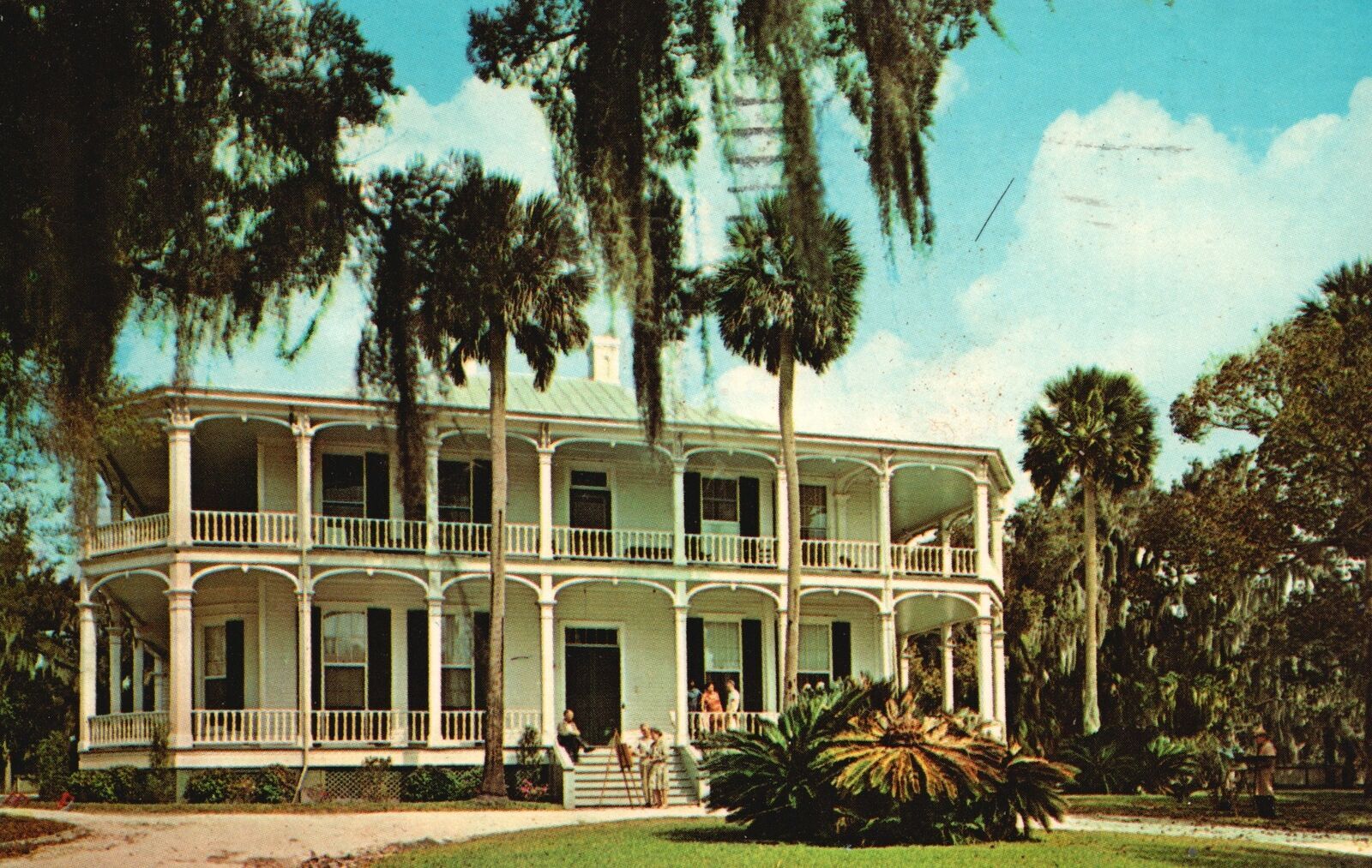 Vintage Postcard 1971 DeBary Mansion 100 Year Old Historical Cultural ...