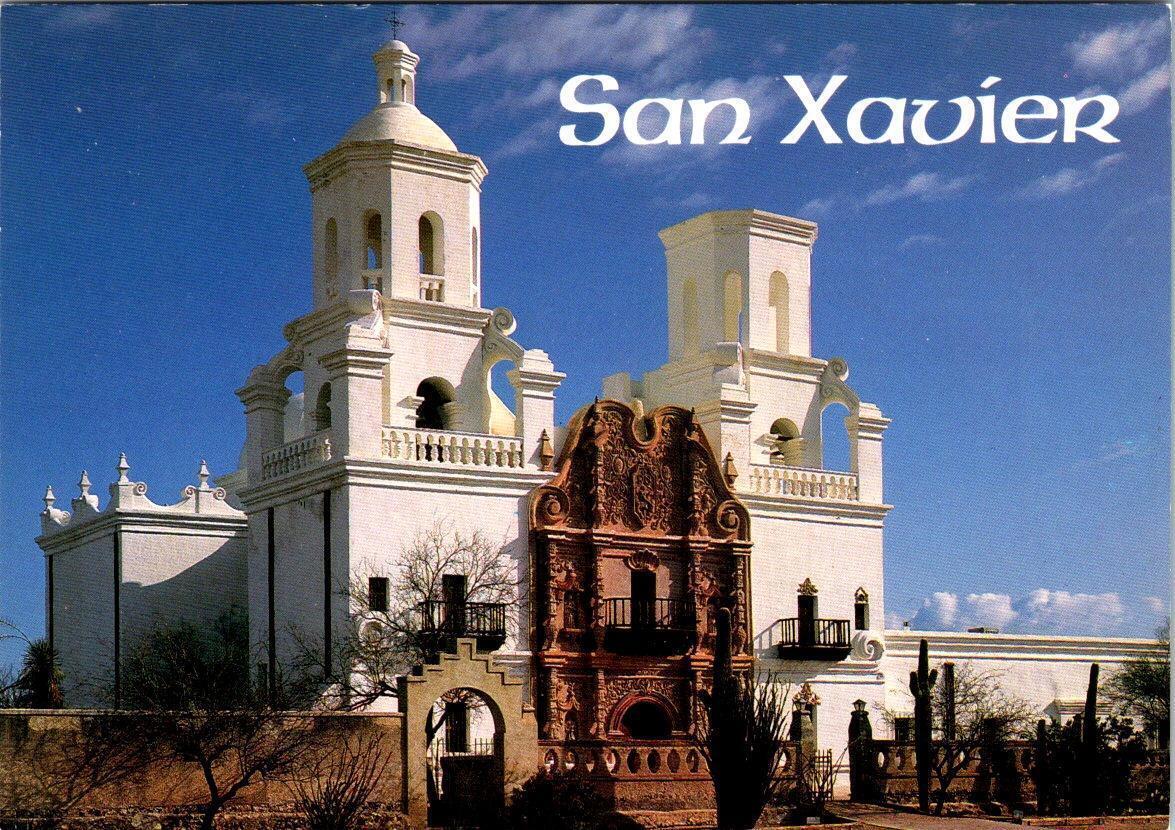 2~4X6 Postcards Tucson AZ Arizona SAN XAVIER EL BAC MISSION~CHAPEL ...