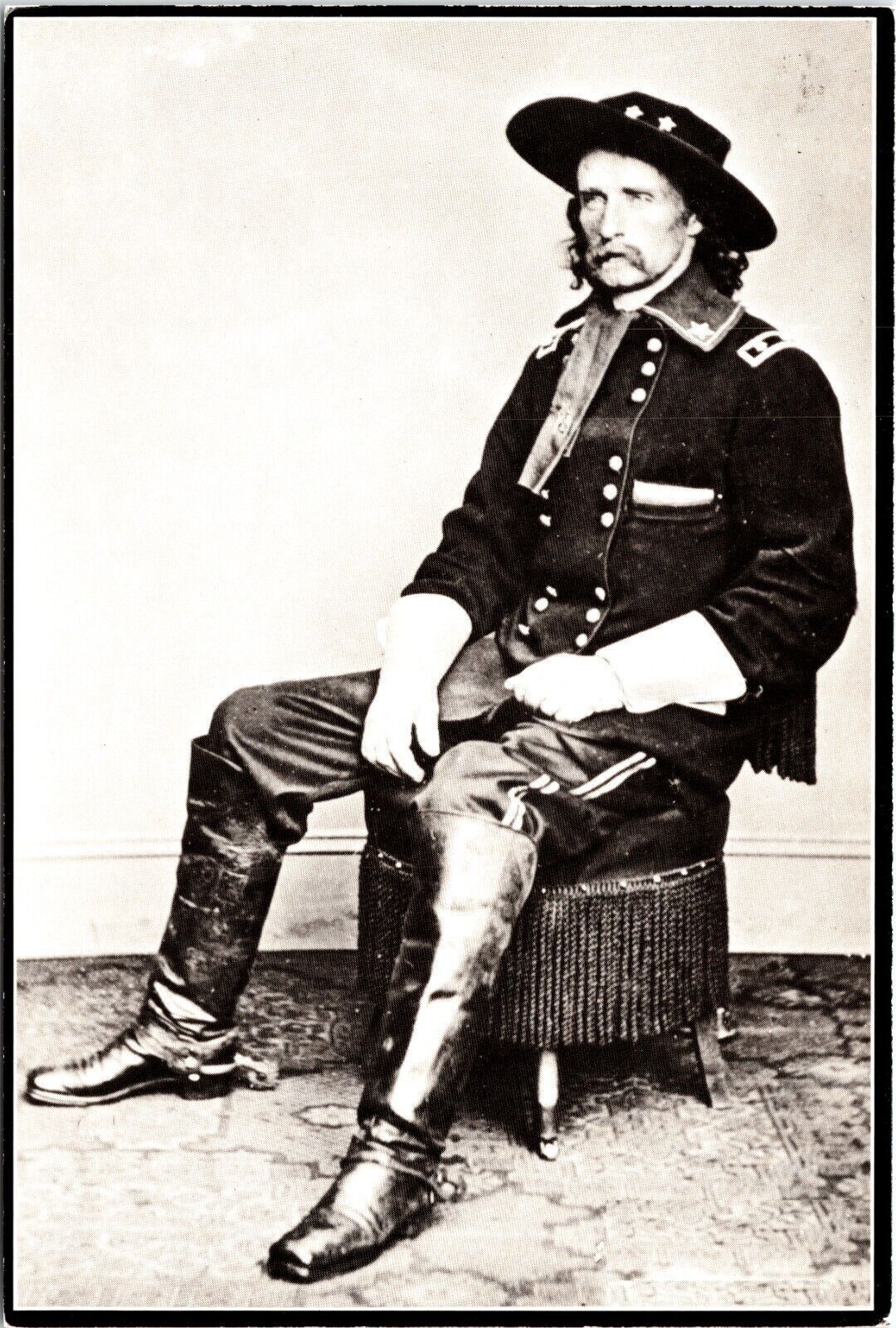 Lt Colonel George Custer in 1865, Little Bighorn Battlefield Montana ...