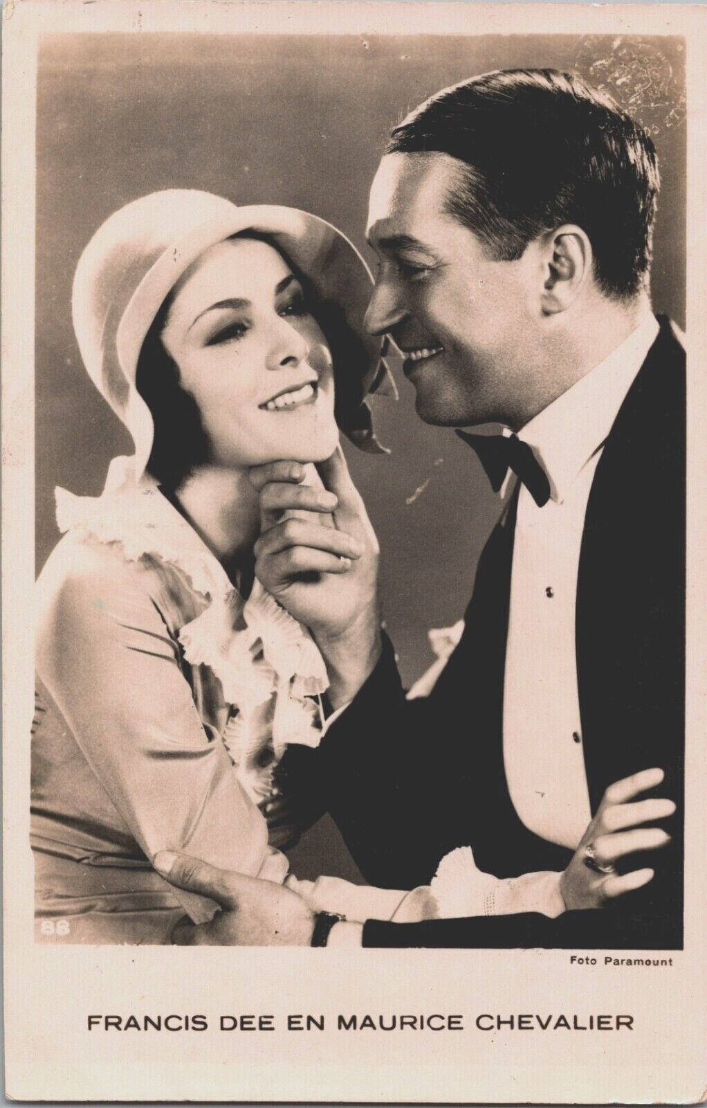 Francis Dee and Maurice Chevalier Actress and Actor/Singer Vintage RPPC ...