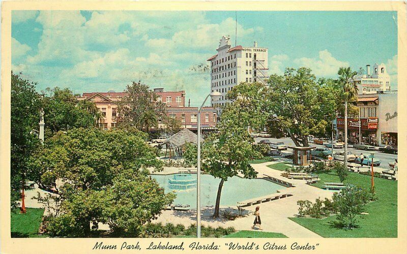Lakeland Florida Munn Park Citrus Center #LK18 1965 Postcard 20-5916 ...