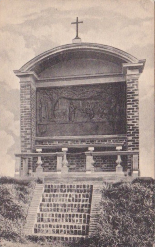 Virginia Jamestown Island Rev Robert Hunt Memorial Shrine Albertype ...