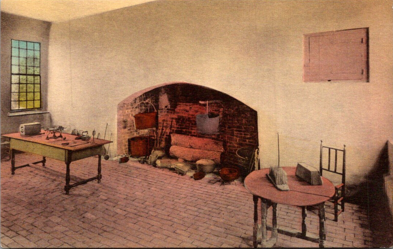 Virginia Westmoreland County Stratford Hall The Great Hearth Of The ...