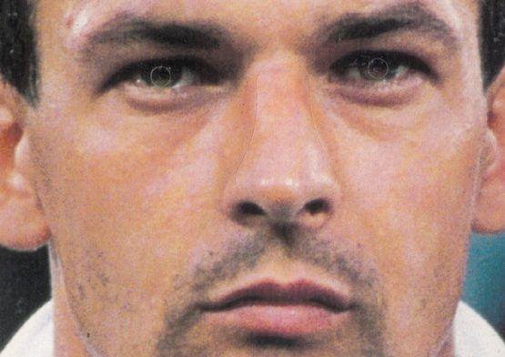 Become ROBERTO BAGGIO Rare Cut Out 6x4 Mask Novelty Postcard ...