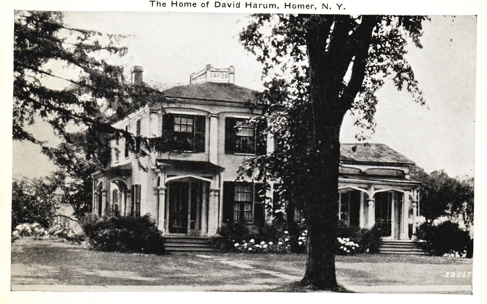 Vintage Postcard The Home Of David Harum Homer House New York NY Wm ...