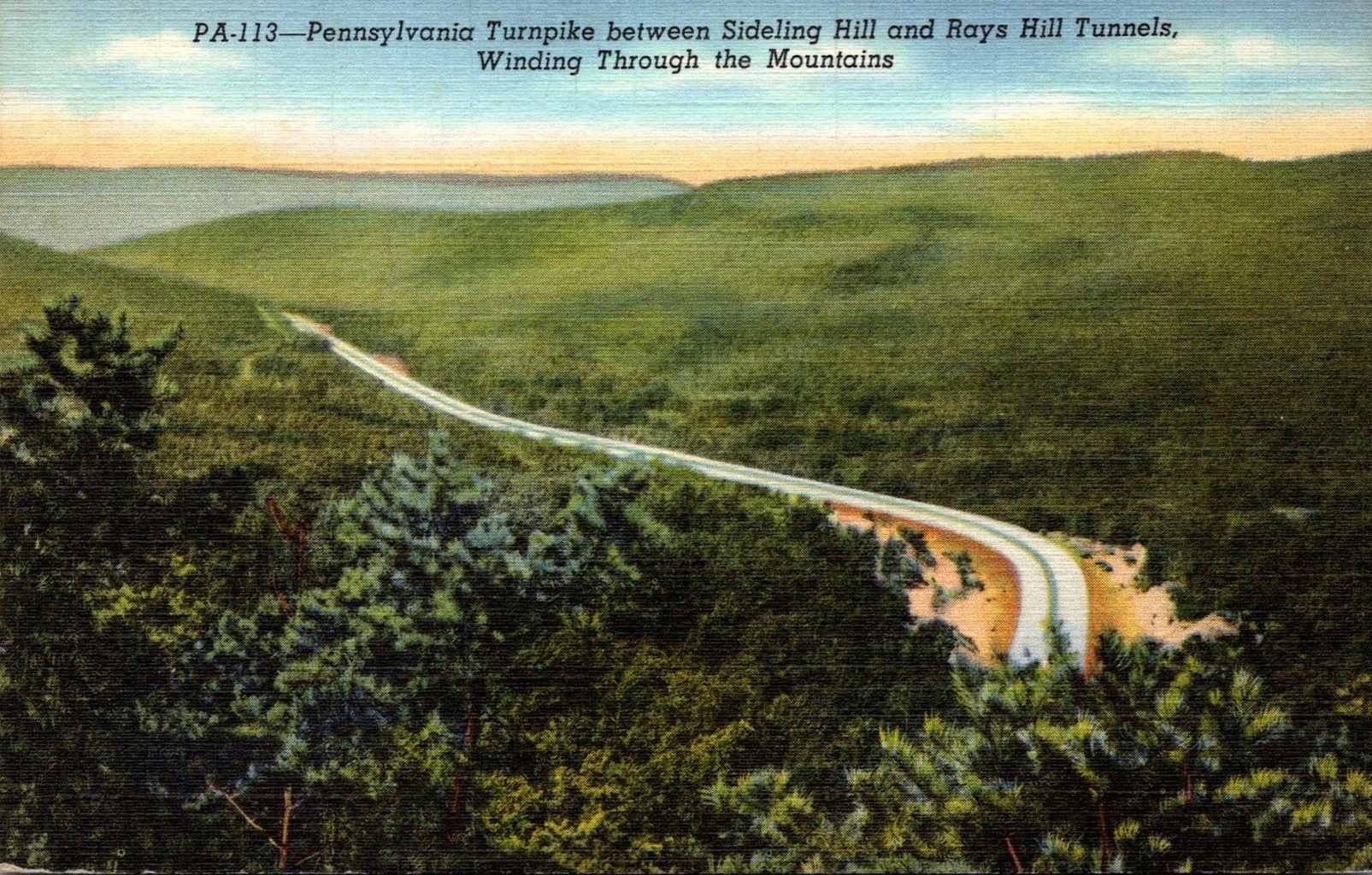 Pennsylvania Turnpike Between Sideling Hill and Rays Hill Tunnels ...