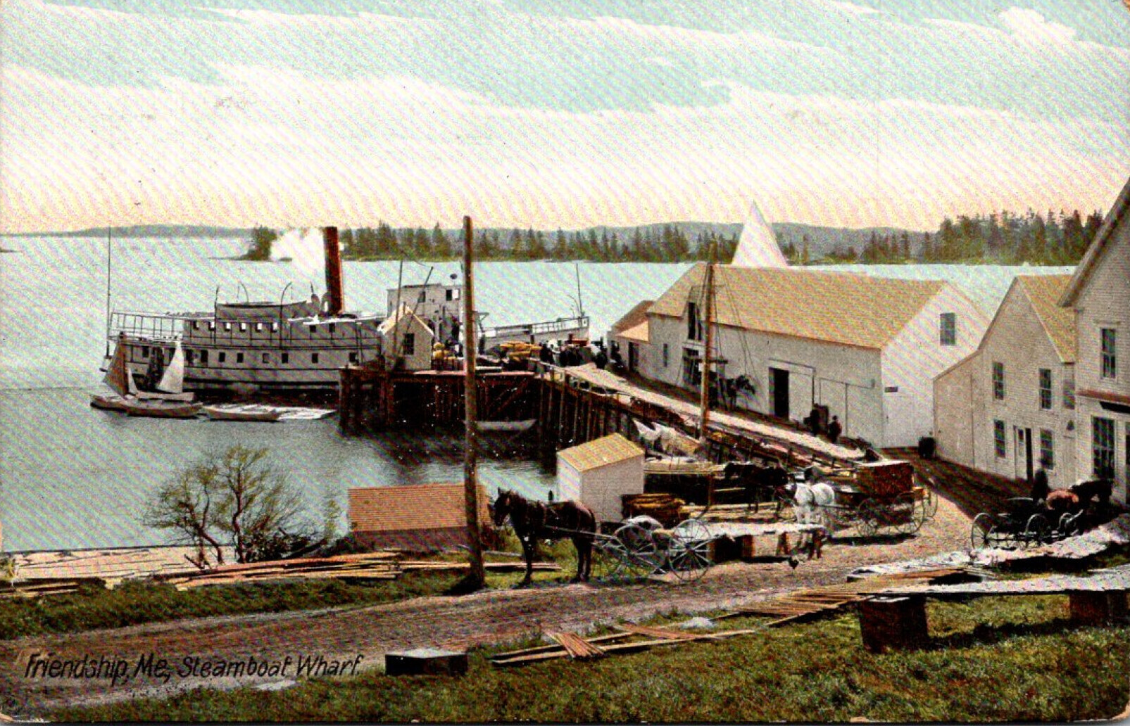 Maine Friendship Steamboat Wharf | United States - Maine - Other ...