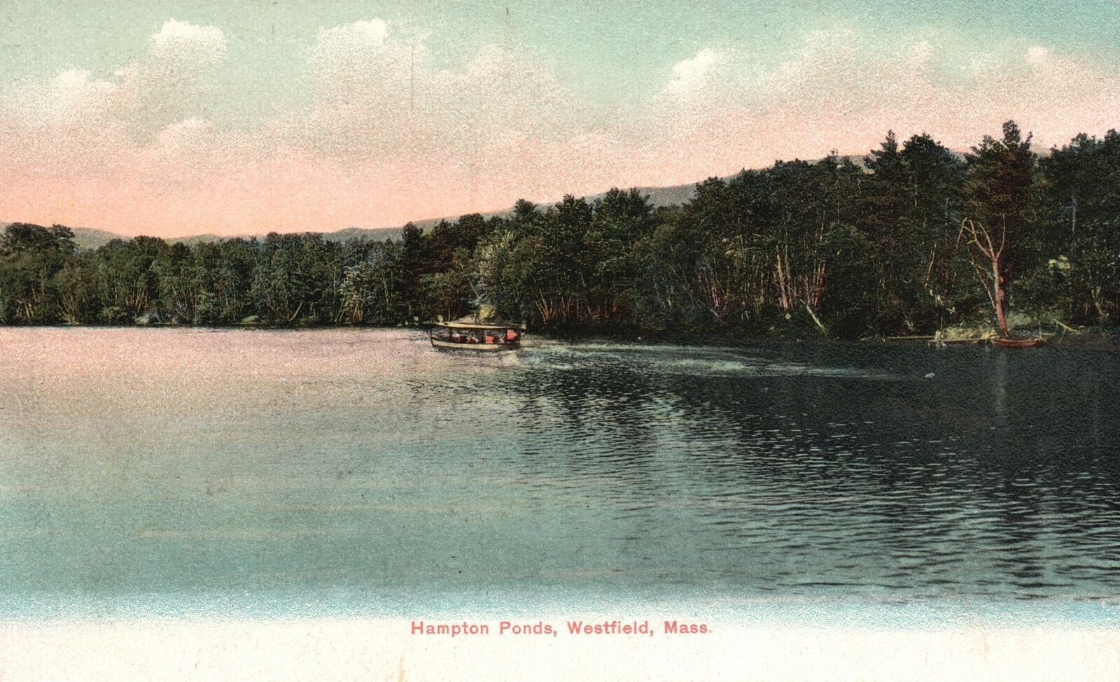 Vintage Postcard Hampton Ponds State Park Relaxation Westfield ...