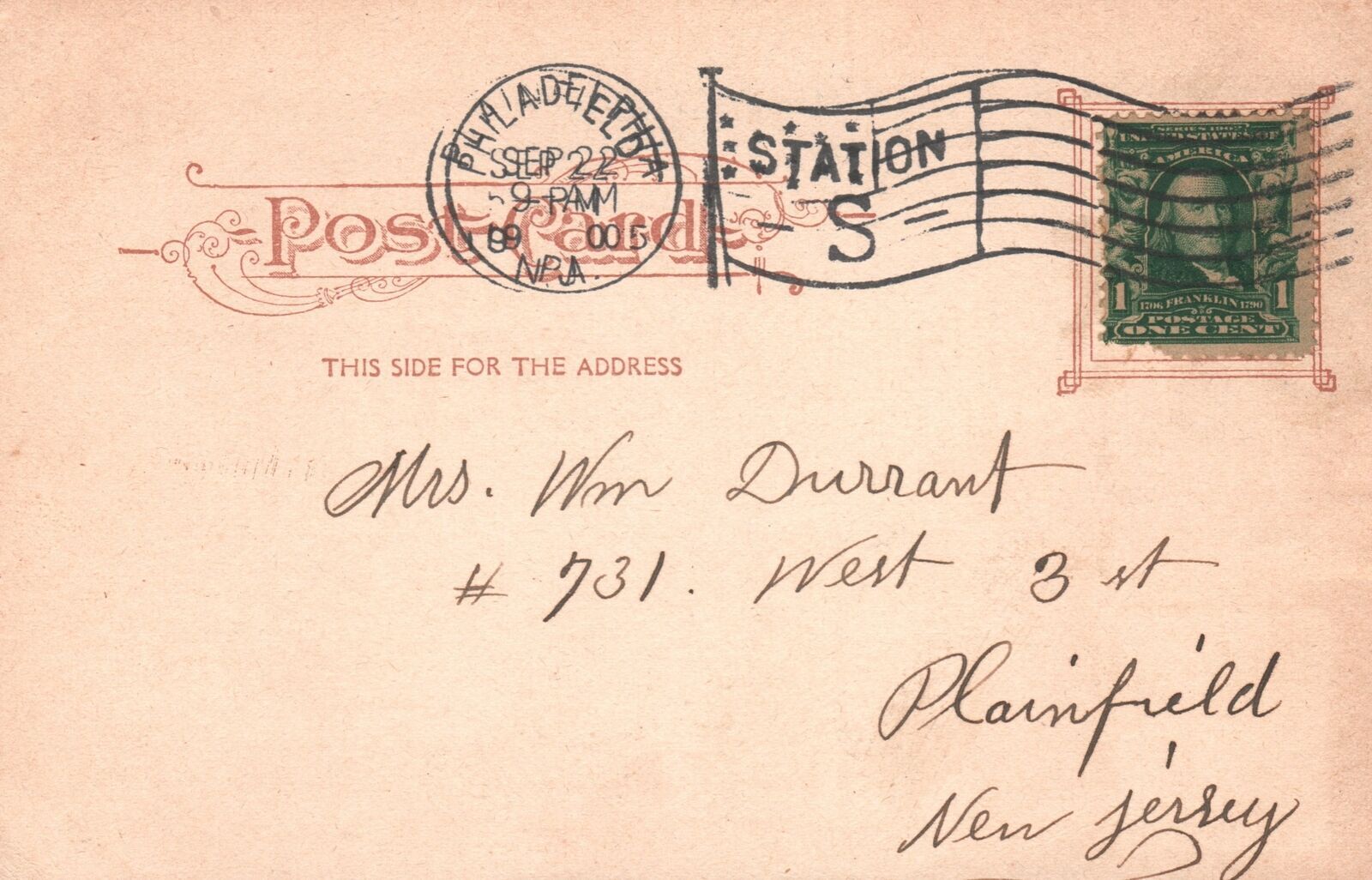 Vintage Postcard 1905 Betsy Ross House Philadelphia Pennsylvania PA ...