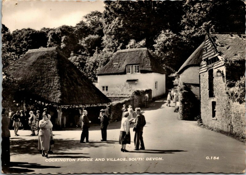 Vintage Photo Postcard, Cockington Forge & Village South Devon, G.154 ...
