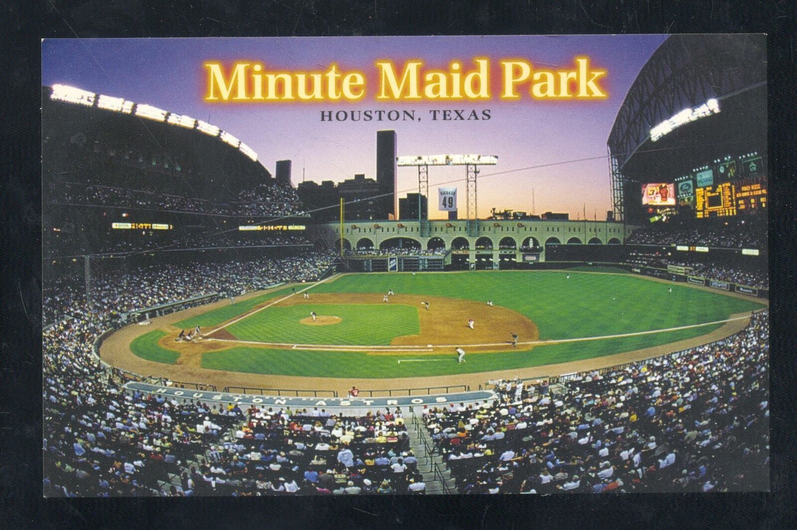 Houston Texas Houston Astros Minute Maid Park Baseball Stadium Postcard ...