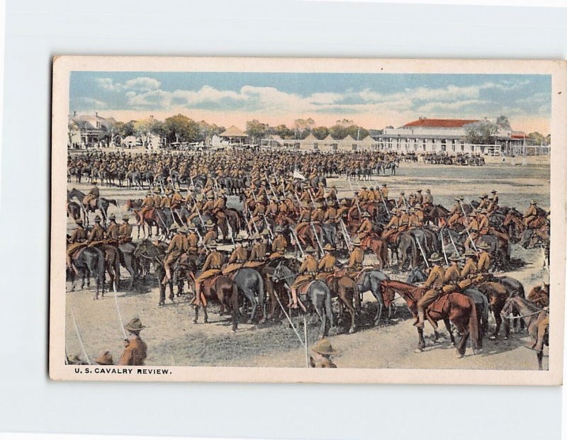 M-125850 US Cavalry Review Fort Benjamin Harrison Indianapolis Indiana ...