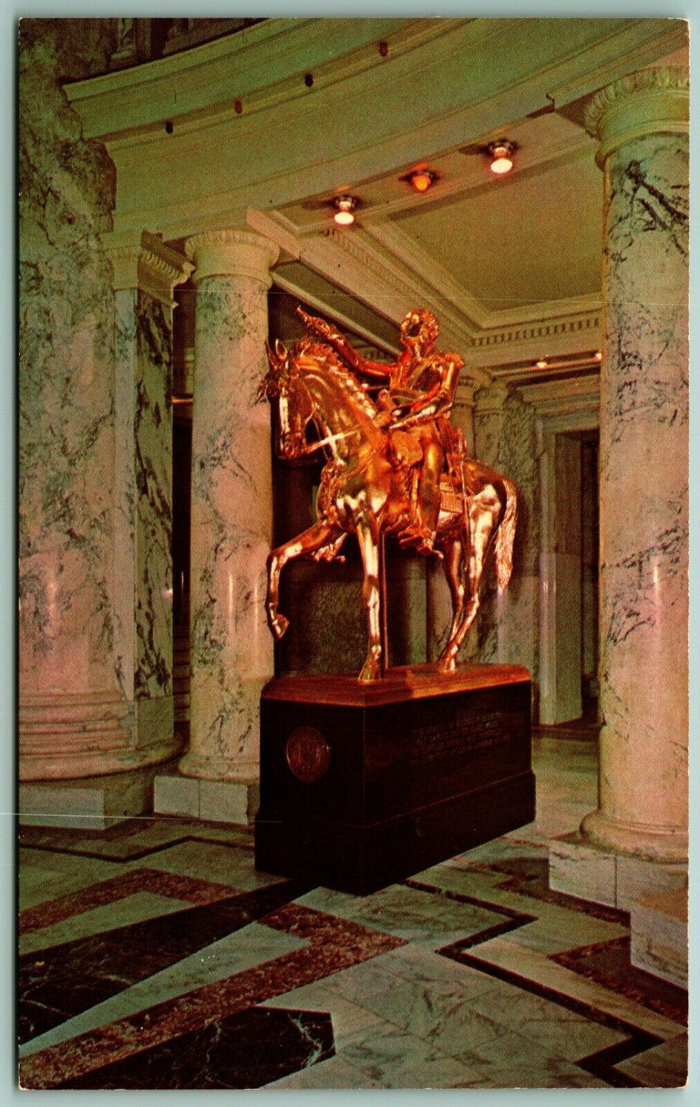 George Washington Statue Capitol Building Boise Idaho ID UNP Chrome ...