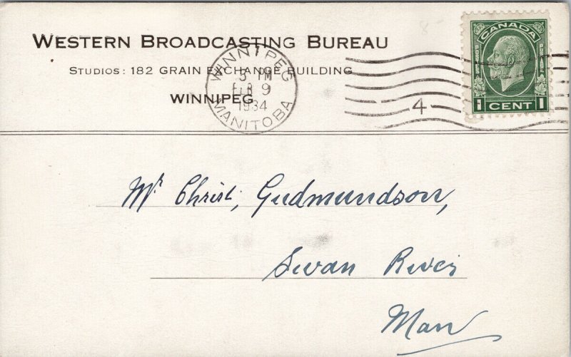 Syd Collier Pianist WBB Western Broadcasting Bureau MB c1934 Litho ...