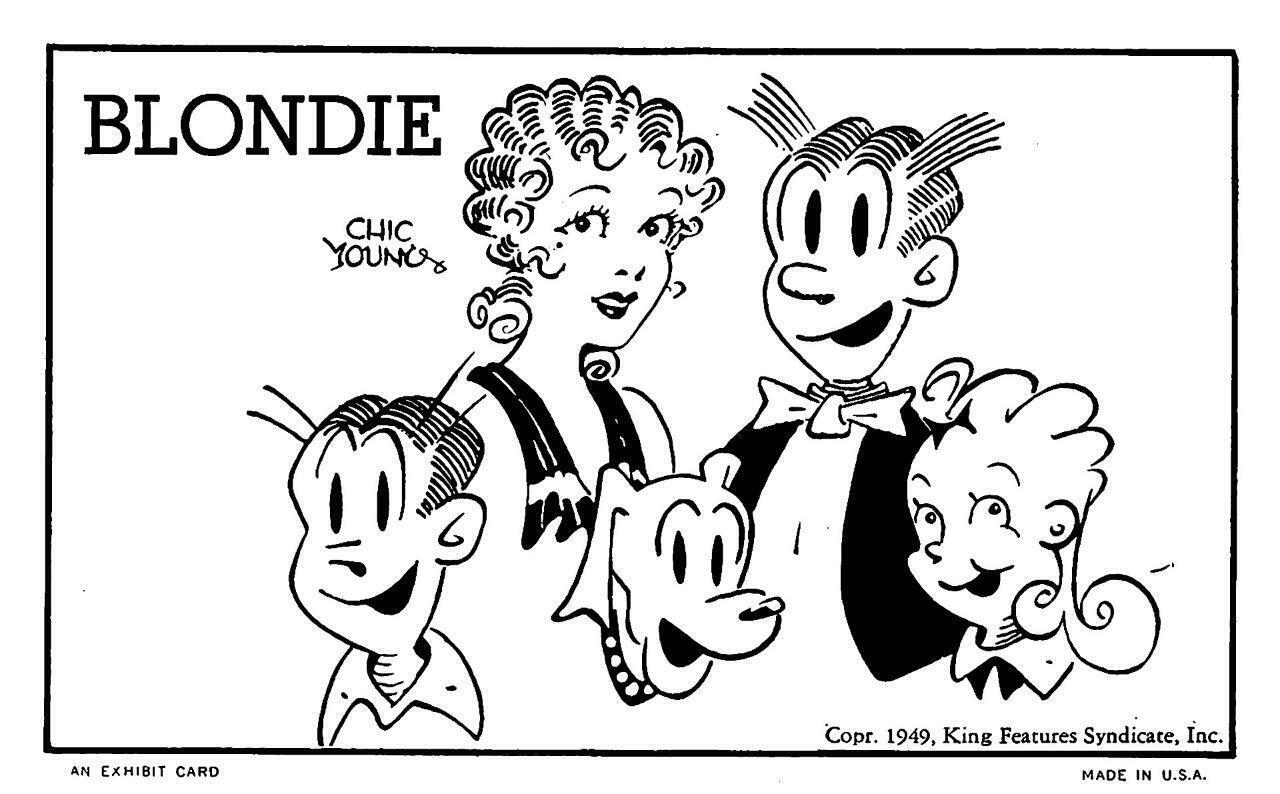 BLONDIE Comic Strip Chic Young Cartoon King Features 1949 Vintage ...