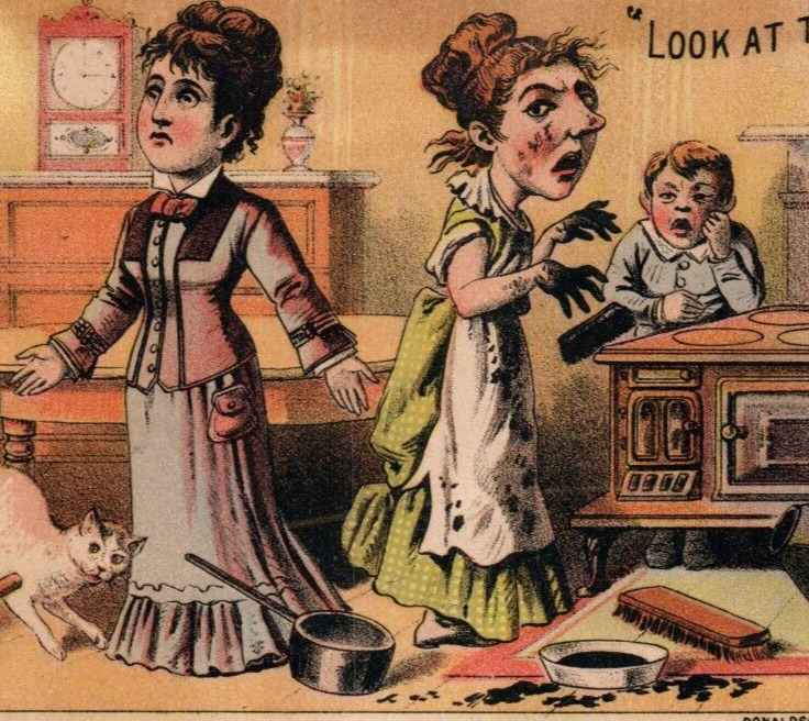 1880s Folder Comparison Rising Sun Stove Polish Geo. Richards & Co. #6B ...