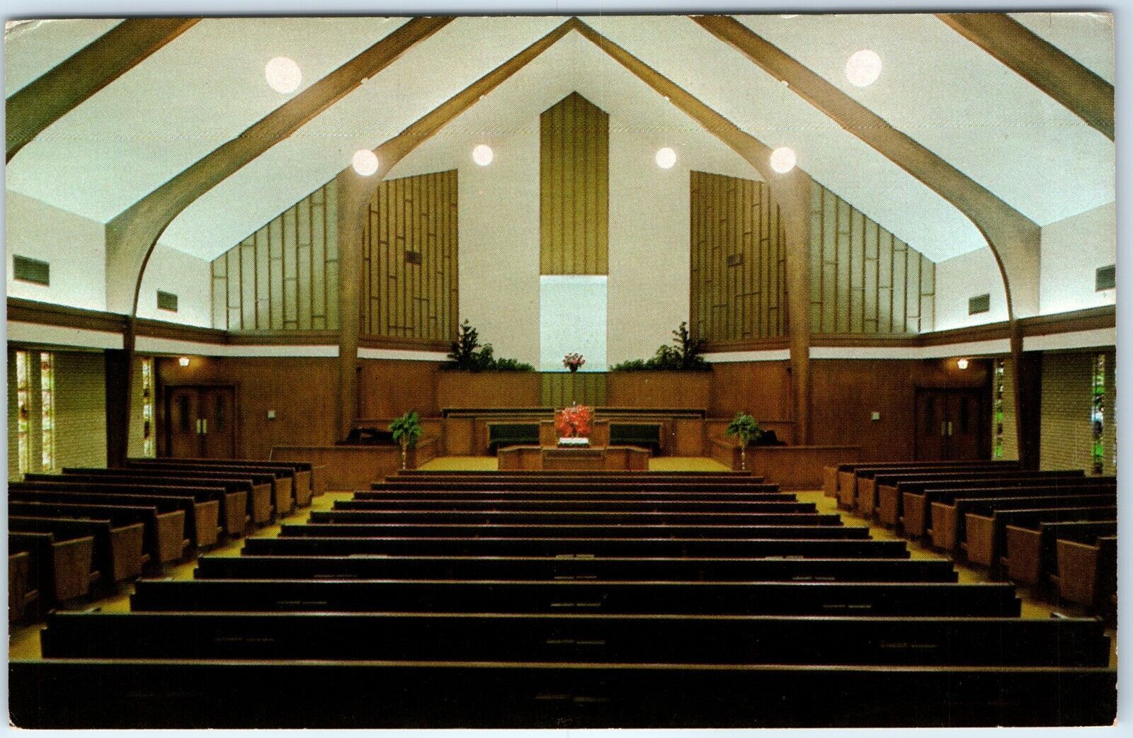 c1960s Mystery Church Interior Baptist Chapel Architecture Christian ...