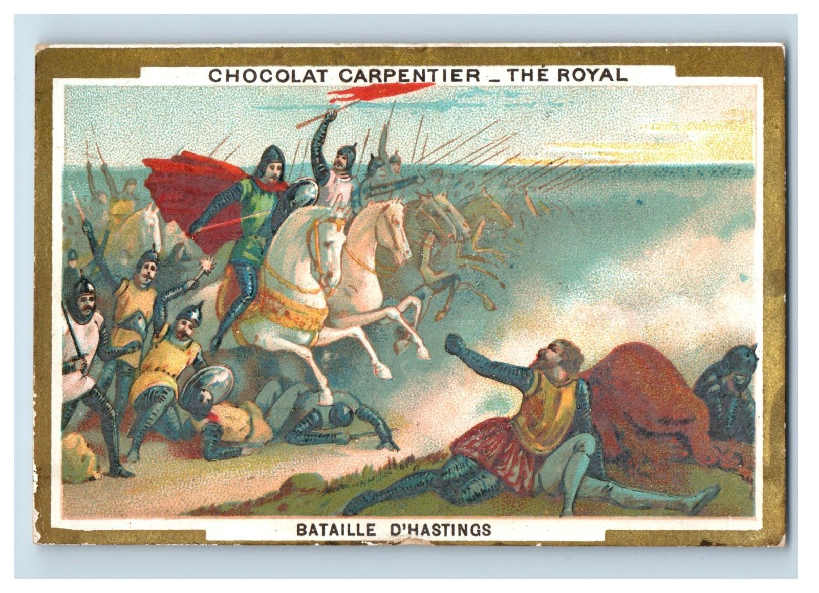 1880s French Chocolat Maker The Royal Battle Of Hastings Scene F160 ...