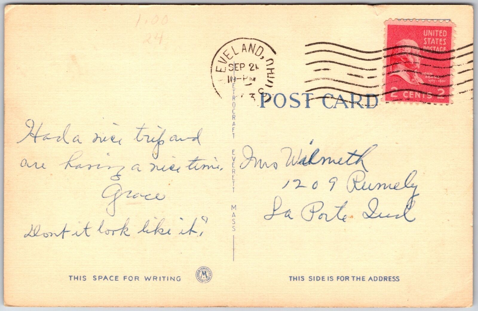 1939 Making Lots Of Hey-Hey Couple Kissing On Hay Comic Posted Postcard ...