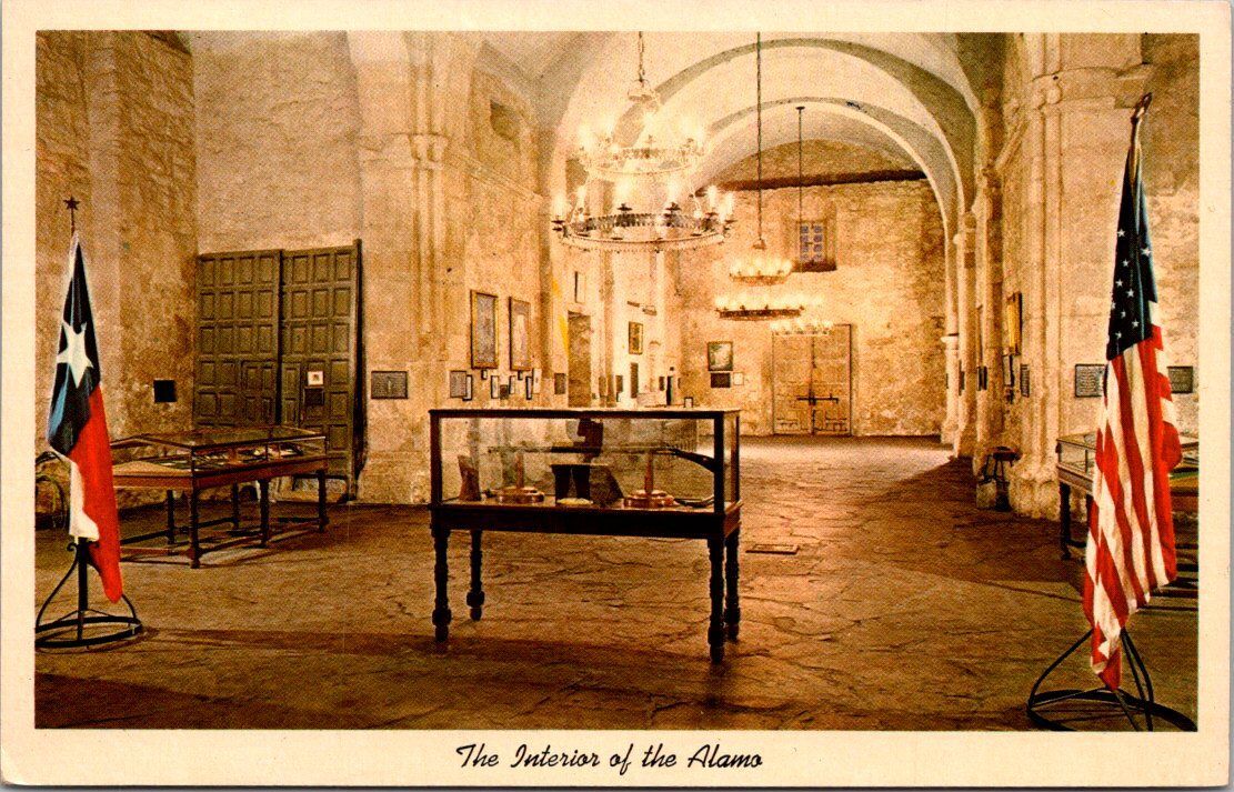 Texas San Antonio Interior Of The Alamo | United States - Texas - San ...