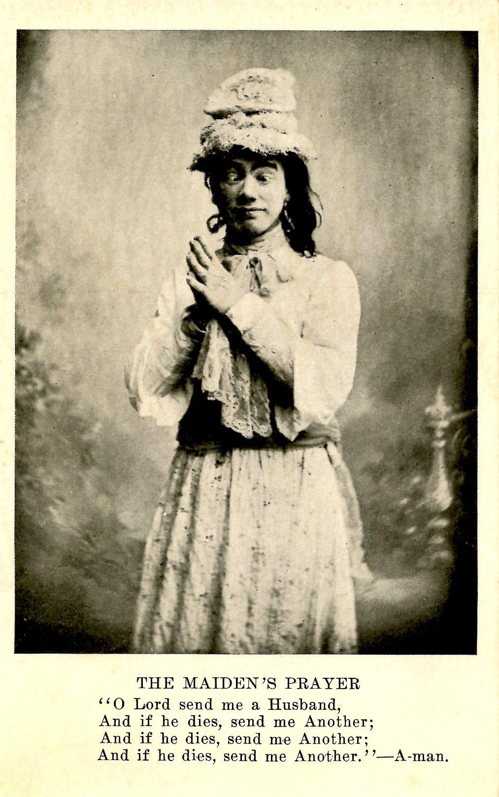 Humor - The Maiden's Prayer | Topics - Humour, Postcard / HipPostcard