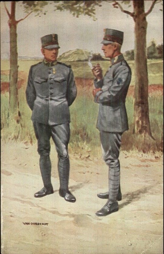 Netherlands Military Soldiers Uniforms Van Oorschot WWI Era Postcard #2 ...