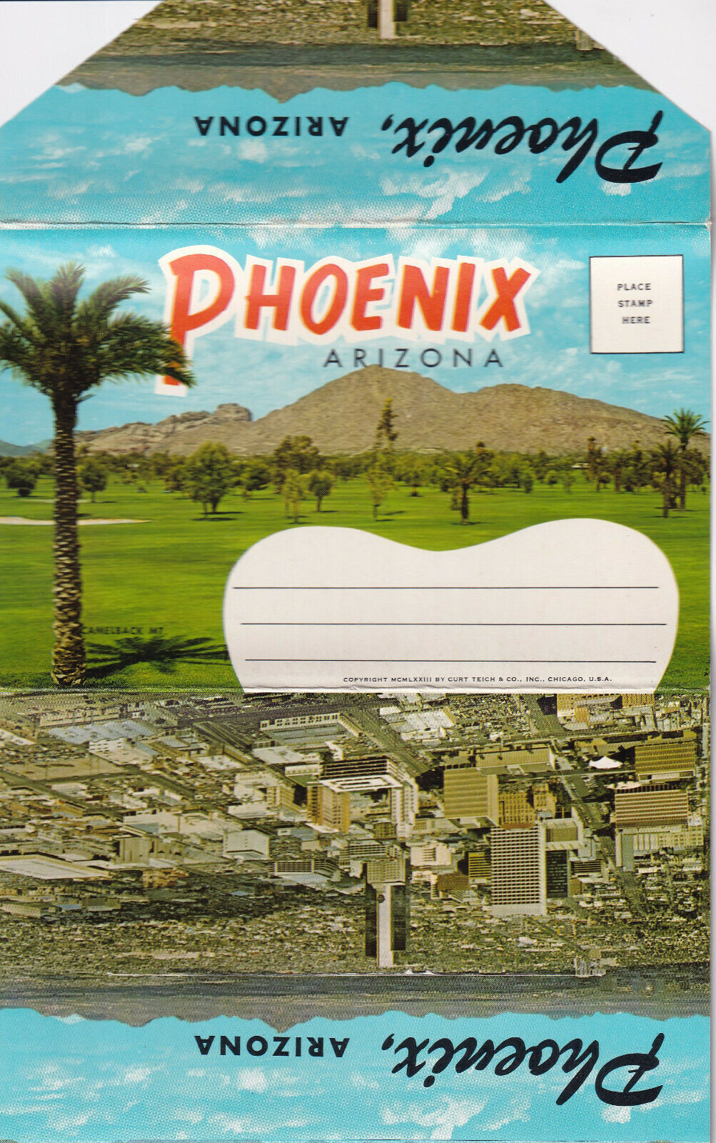 Folder Postcard, PHOENIX, Arizona, 1950-1960s | United States - Arizona ...