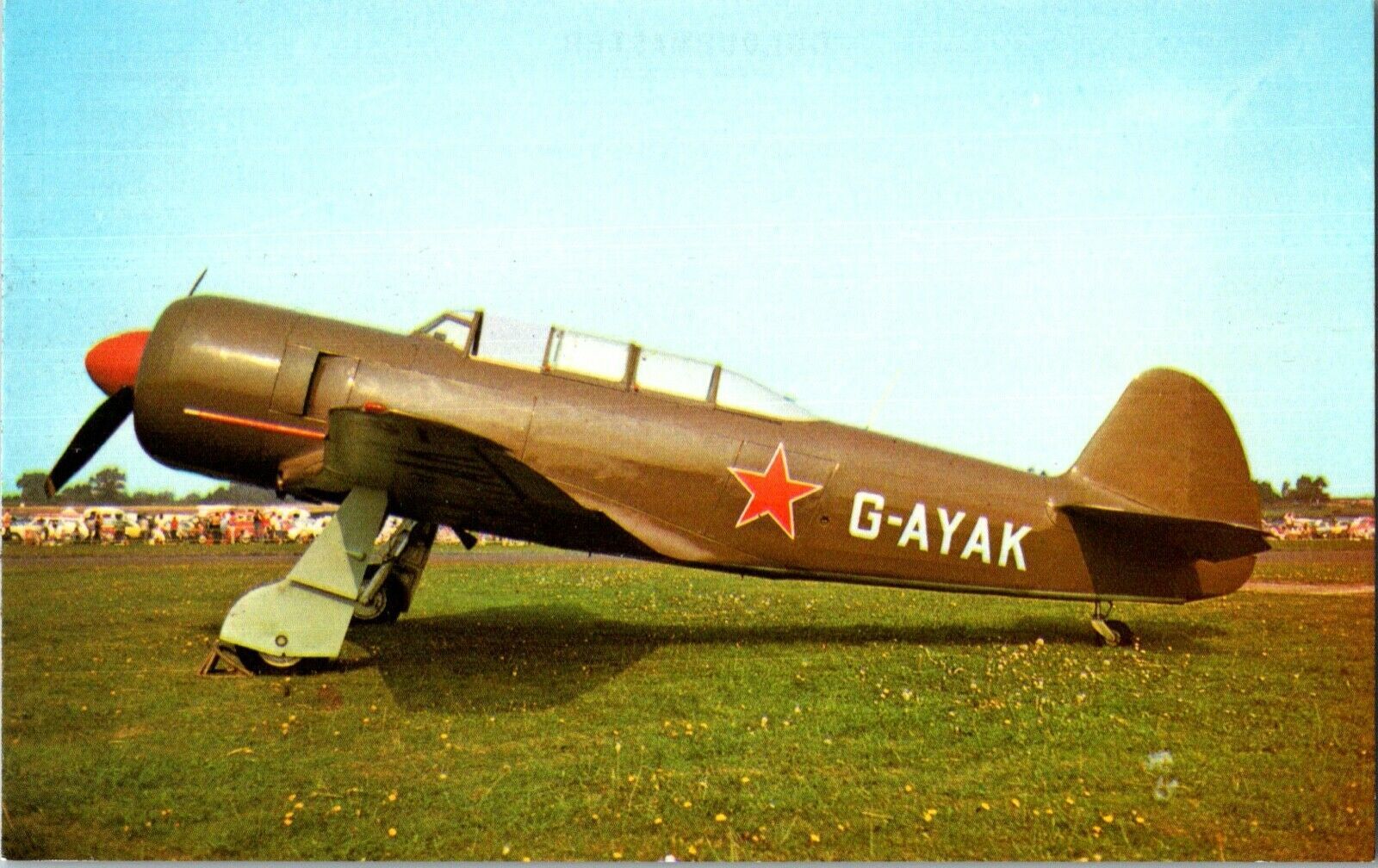 Vintage WWII Warplane Postcard, Yak, Yakolev Russian Fighter. ct1 ...