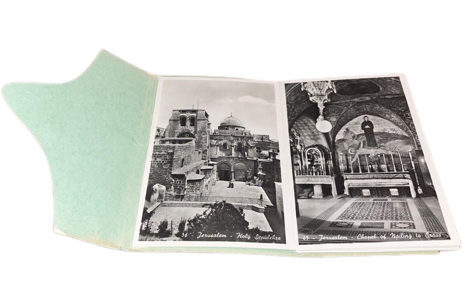 Leporello book folder 12 photo views Jordan Jerusalem old city Holy ...