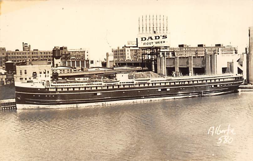 Str DAD'S ROOT BEER Real Photo The Steamship historical society of ...