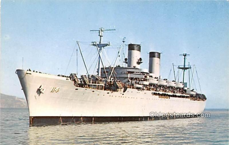 USS General William Mitchell T-AP 114 Military Battleship Unused ...