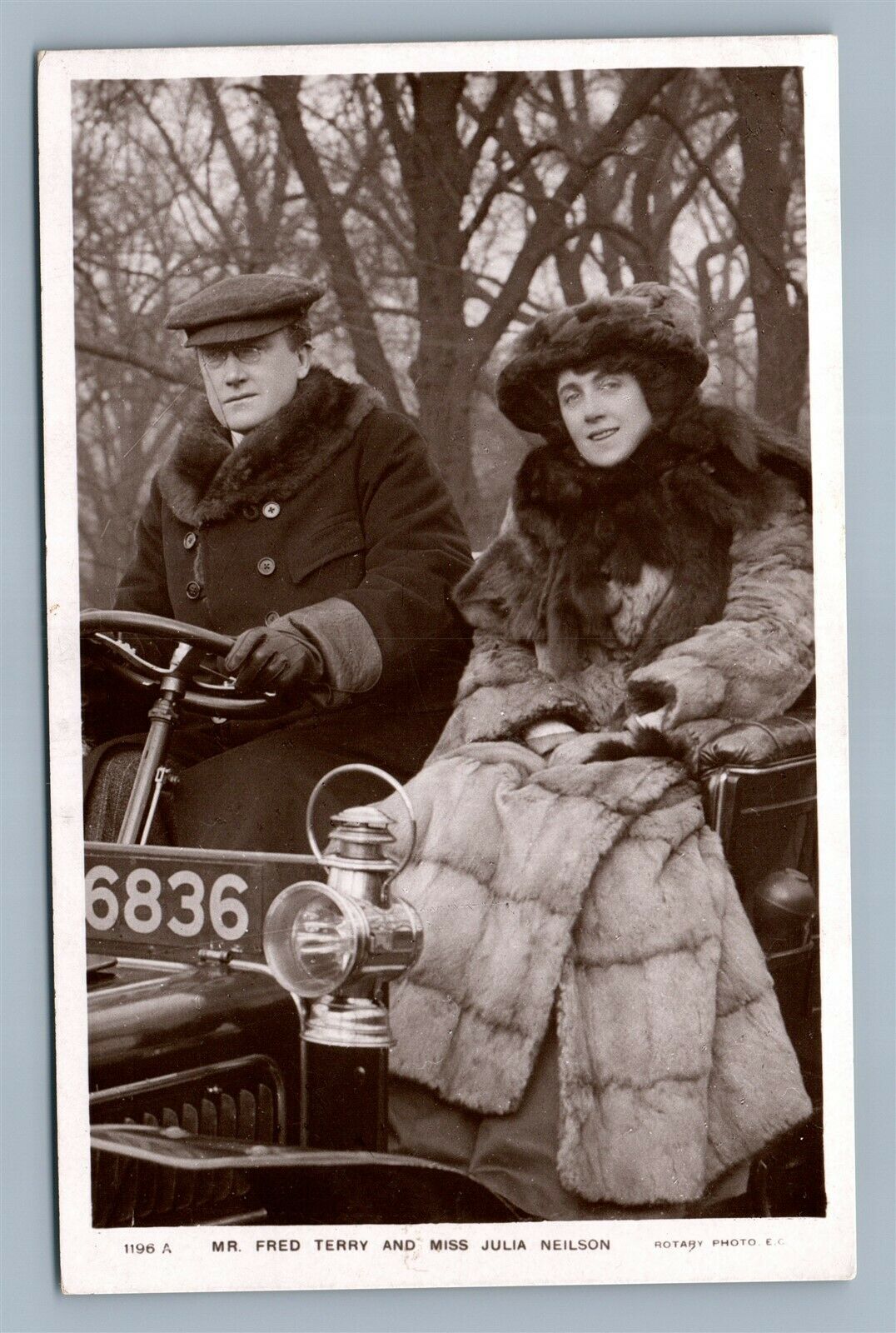 English Actors Fred Terry & Julia Neilson Vintage Real Photo Postcard ...