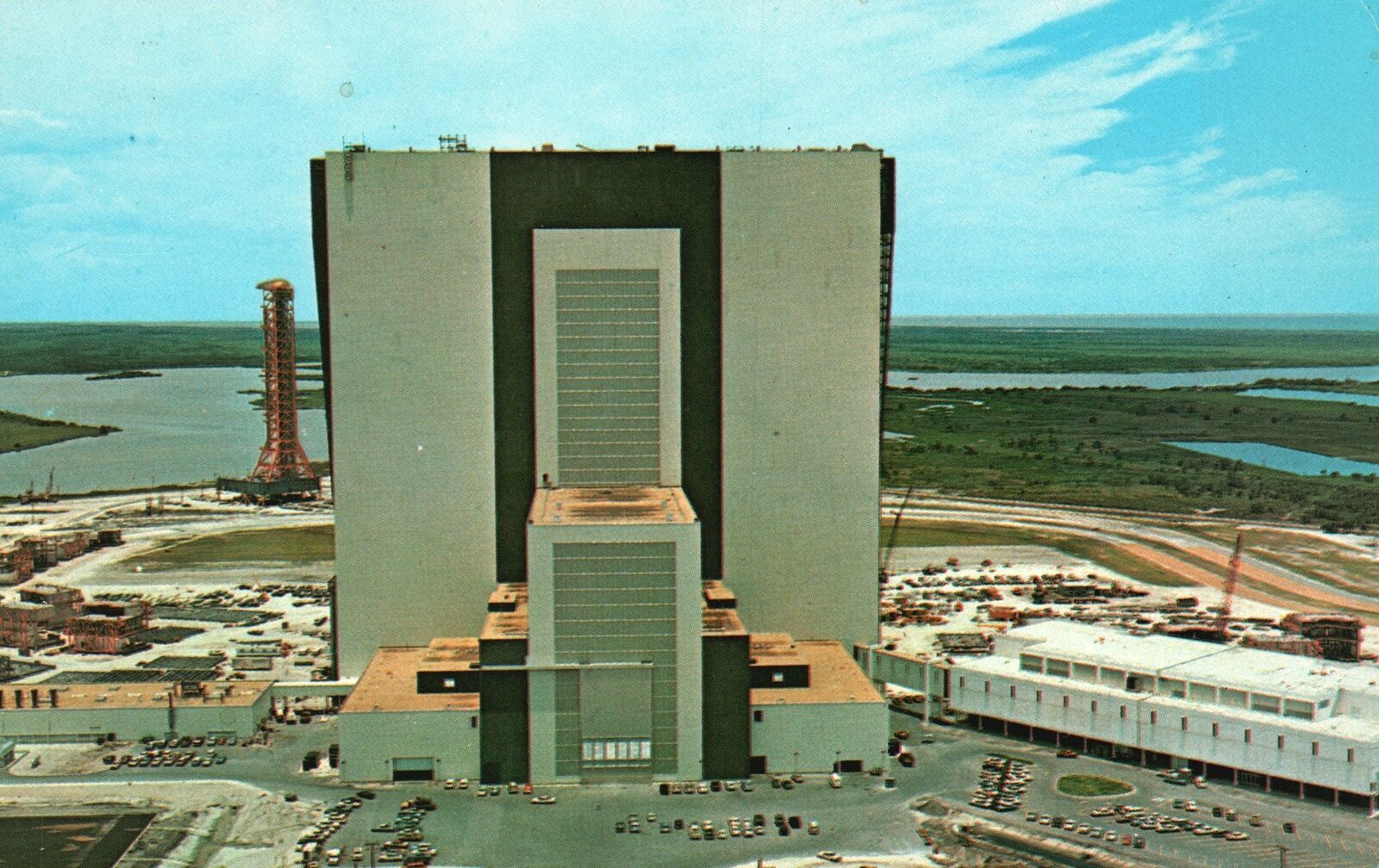 Vintage Postcard John F. Kennedy Space Center Nasa Largest Building ...