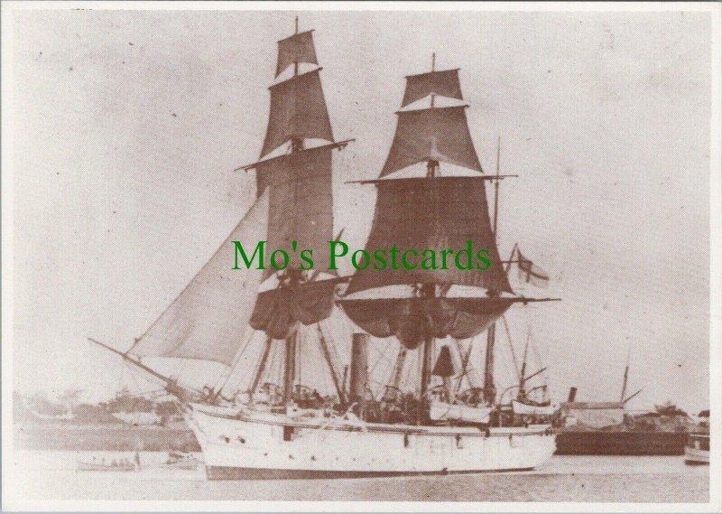 Military Postcard - HMS Gannet (Suez 1894), Royal Navy Sloop-of-War ...