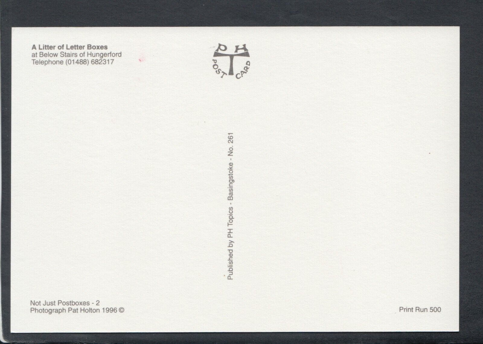 Berkshire Postcard - A Litter of Letter Boxes, Below Stairs of ...